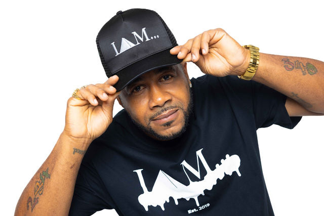 'Drip' Logo Tee - Black/white – I AM